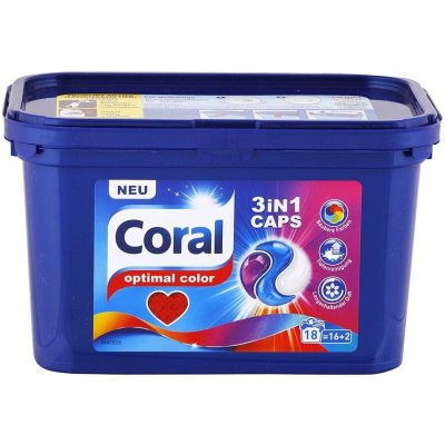 Coral Optimal Color Caps kapsle 18 ks od 145 Kč - Heureka.cz