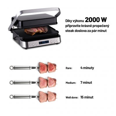 Lauben Contact Grill Deluxe 2000ST od 2 890 Kč - Heureka.cz