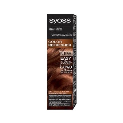 Syoss Color Refresher oživovač barev teplý hnědý 75 ml od 85 Kč ...