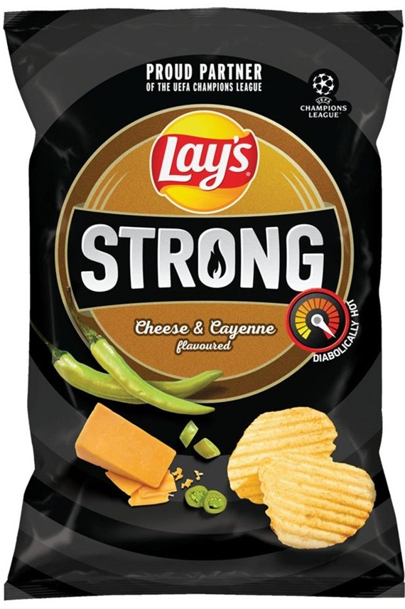 Lay's Strong Cheese & Cayenne 65 g od 23 Kč - Heureka.cz