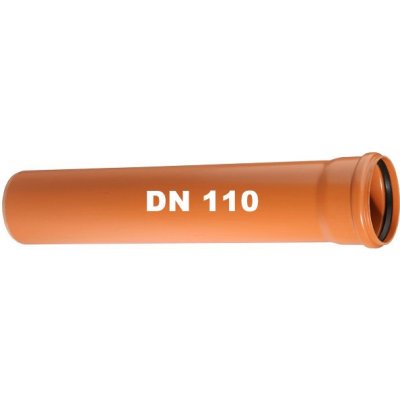 Osma KGEM kanalizační trubka s hrdlem SN4, DN 110/ 2000 mm 220020 od 207 Kč - Heureka.cz