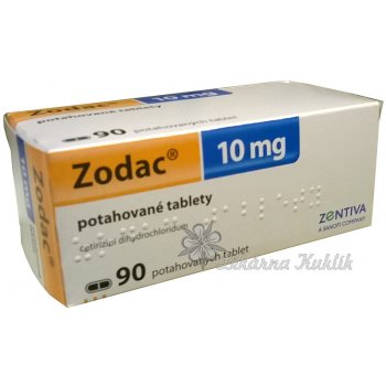 ZODAC POR 10MG TBL FLM 90 od 180 Kč - Heureka.cz