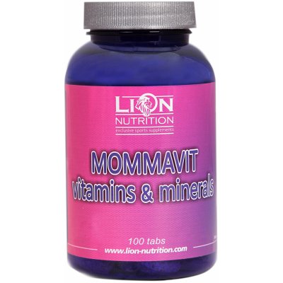 Lion Nutrition Mommavit Vitamins & Minerals 100 tablet od 490 Kč ...