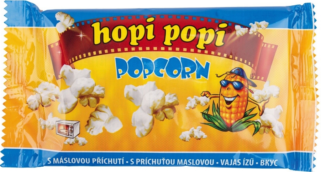 Hopi Popi popcorn máslový, 100g od 18 Kč - Heureka.cz