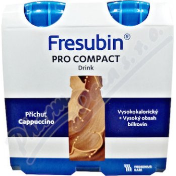 FRESUBIN PRO COMPACT DRINK PŘÍCHUŤ CAPPUCCINO POR SOL 4X125ML od 249 Kč ...