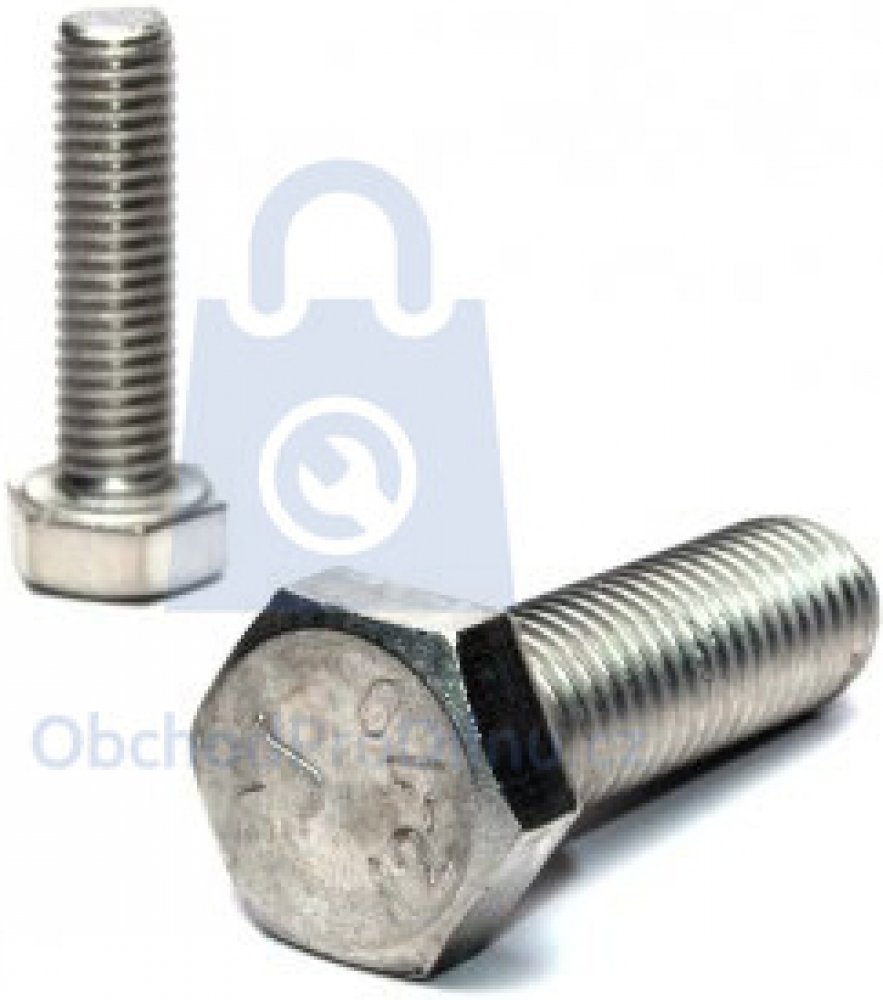 Šrouby se šestihrannou hlavou – Šroub šestihranný se závitem k hlavě, DIN 933, OD PRŮMĚRU M14 ...