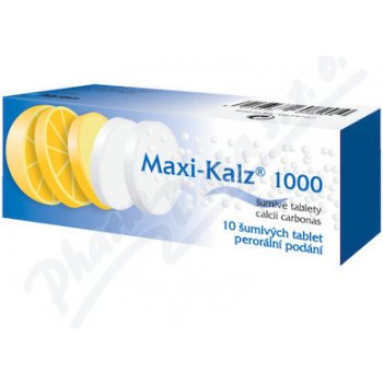 Maxi Kalz 1000 perorální šumivá tableta10 x 1000 mg od 91 Kč - Heureka.cz