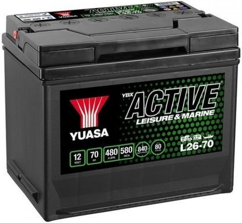 Yuasa 12V 45Ah 325A HJ-S46B24R – Zboží Mobilmania