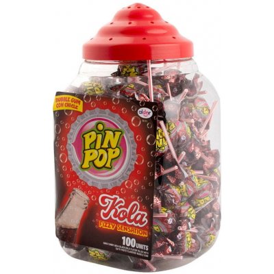 Aldor Pin Pop cola lízátko se žvýkačkou 100 ks od 339 Kč - Heureka.cz