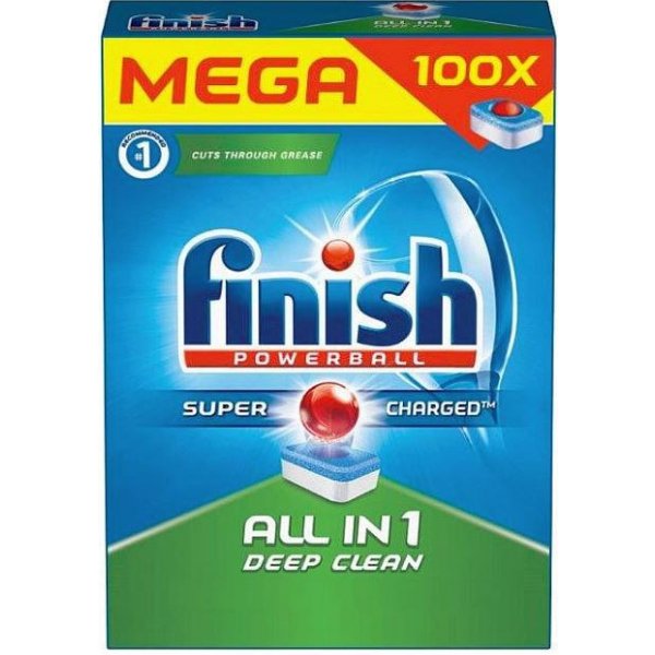 Calgonit Finish Powerball Classic Lemon 100 tablet od 316 Kč - Heureka.cz