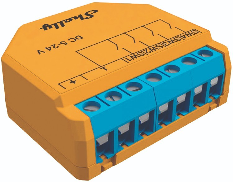 Shelly Plus i4 DC - Modul na aktivaci scén (WiFi) od 329 Kč - Heureka.cz