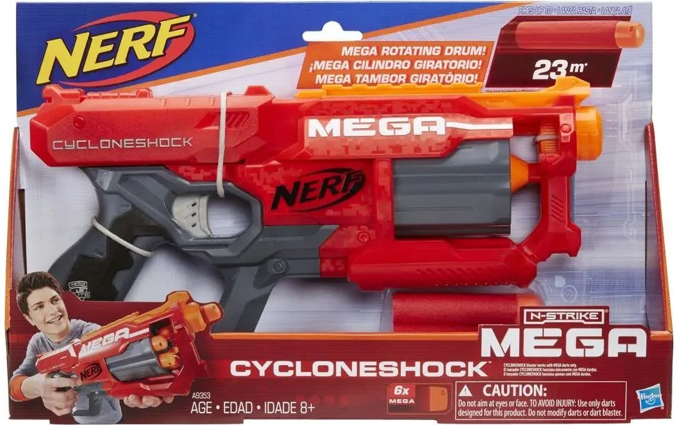 Nerf ELITE Mega Cyclone Shock set s 6 šipkami od 945 Kč - Heureka.cz