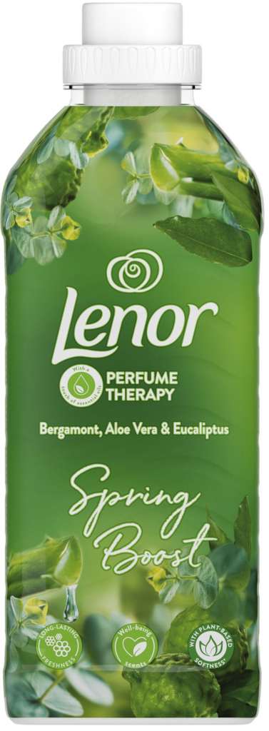 Lenor Spring Boost Bergamot, Aloe Vera & Eucalyptus aviváž 850 ml 34 PD ...