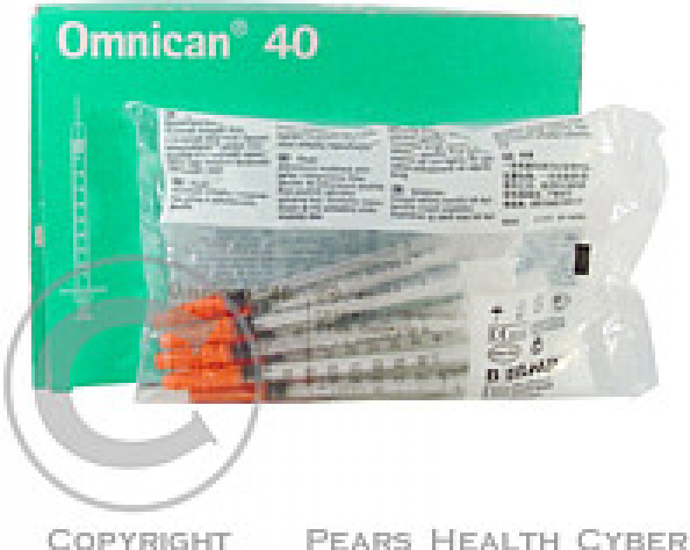 Omnican Injekční stříkačka ins.1 ml 0,3 x 12/U40 100 ks od 389 Kč ...