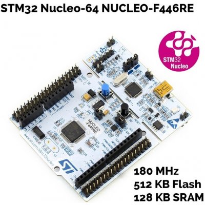 NUCLEO-F446RE STM32 Nucleo-64 vývojová deska s čipem STM32F446RET6 pro Arduino od 595 Kč ...