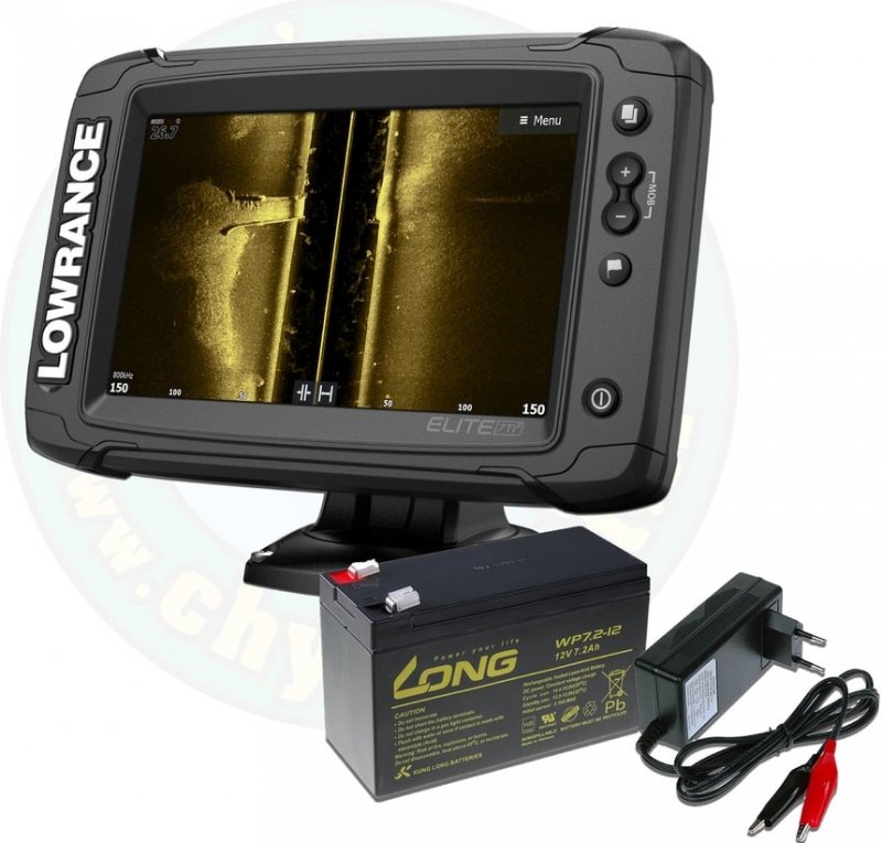 Lowrance echolot Elite 7TI² se sondou Active Imaging 3v1 – Zboží Mobilmania