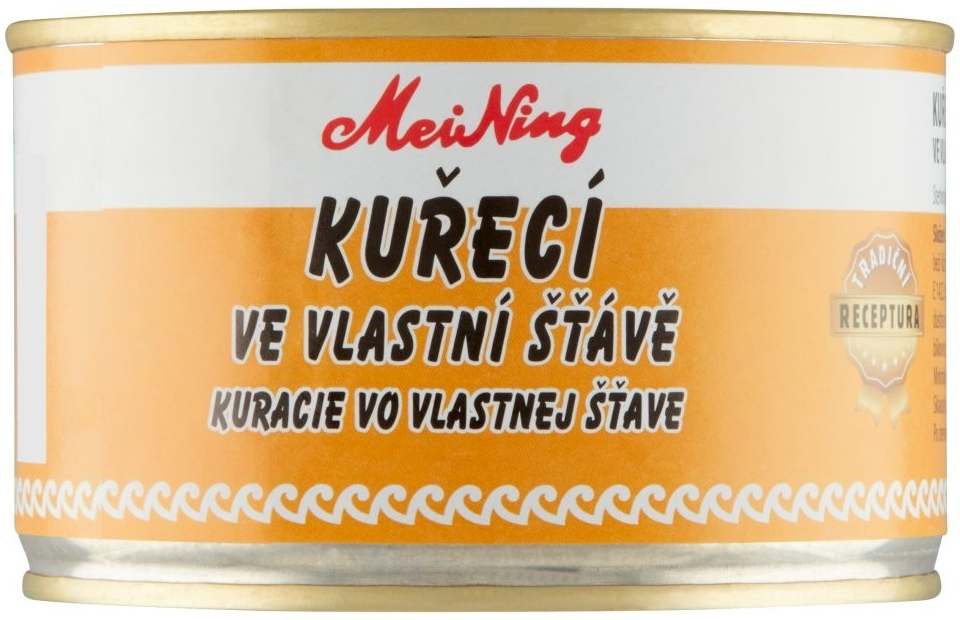 Mei Ning kuřecí maso ve vlastní šťávě 400 g od 45 Kč - Heureka.cz