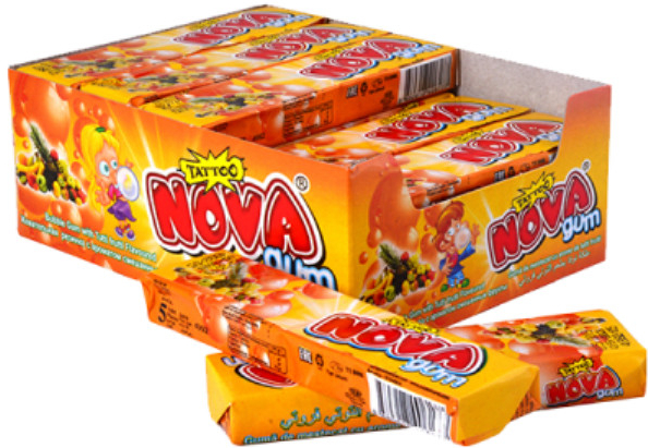 Nova Bubble Gum Tutti Frutti 20 g od 4 Kč - Heureka.cz