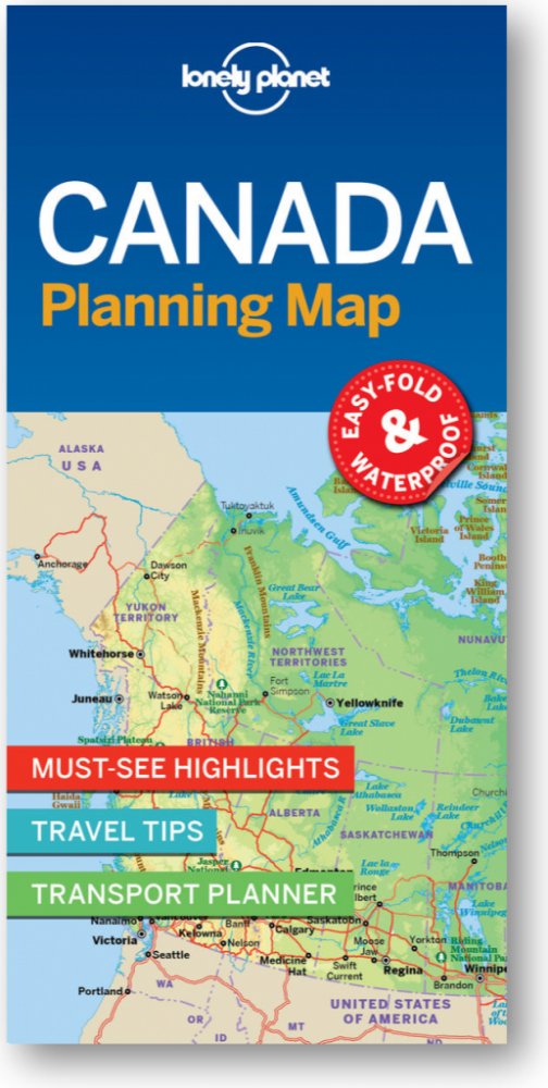 Lonely Planet Canada Planning Map na Hledejceny.cz