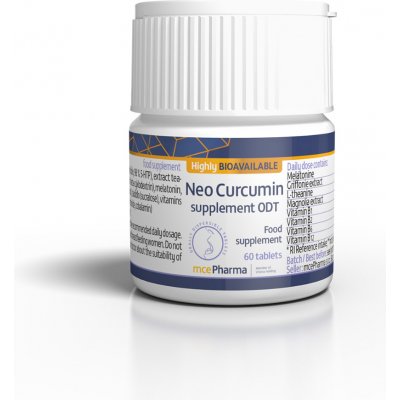 Neo Curcumin supplement ODT 60 tablet od 612 Kč - Heureka.cz