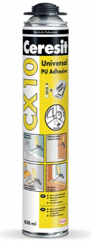 Ceresit CX 10 univerzální PU pěna 850g – Sleviste.cz