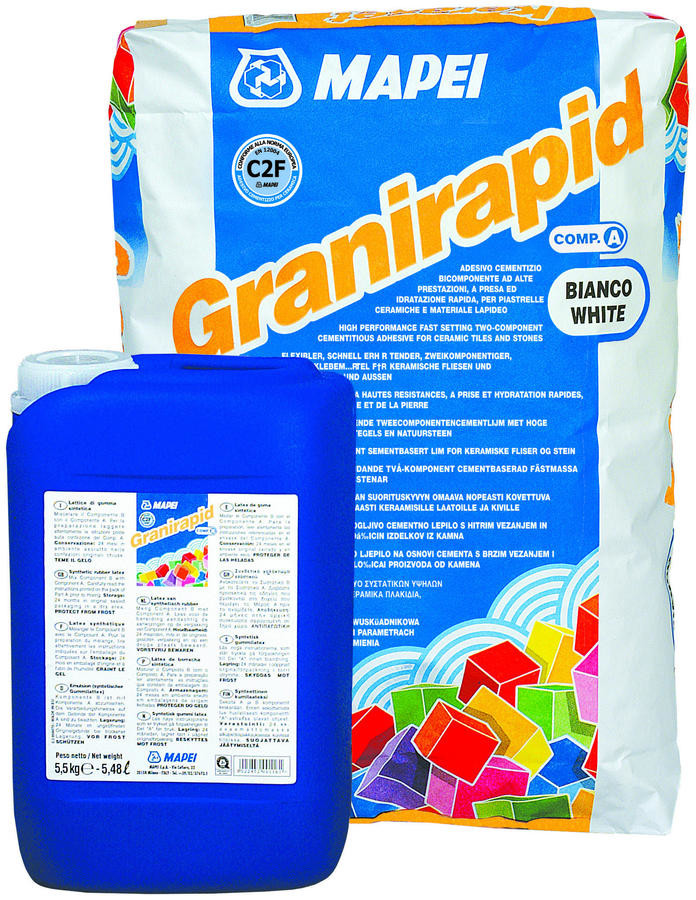 MAPEI GRANIRAPID A+B dvousložkový rychlý lepicí systém 28kg bílý od 2 ...