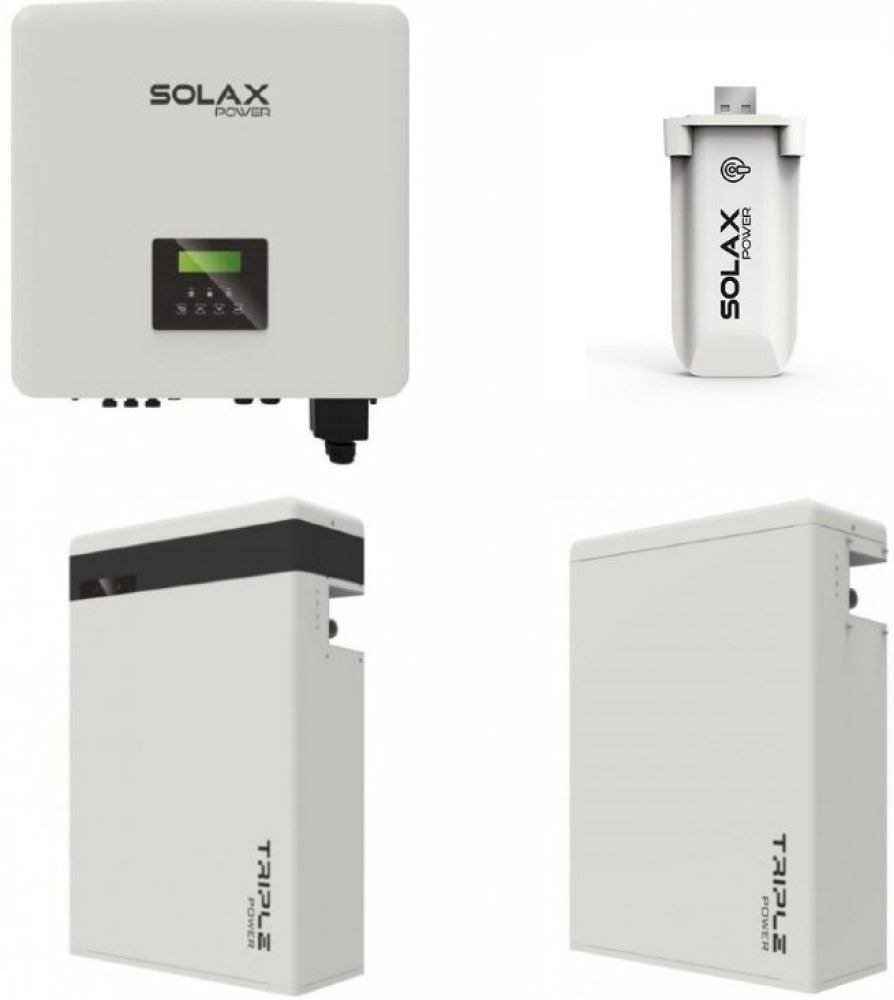 Solární sestavy – Solax X3-HYBRID G4 6kW + baterie T58 V2 11,6kW ...