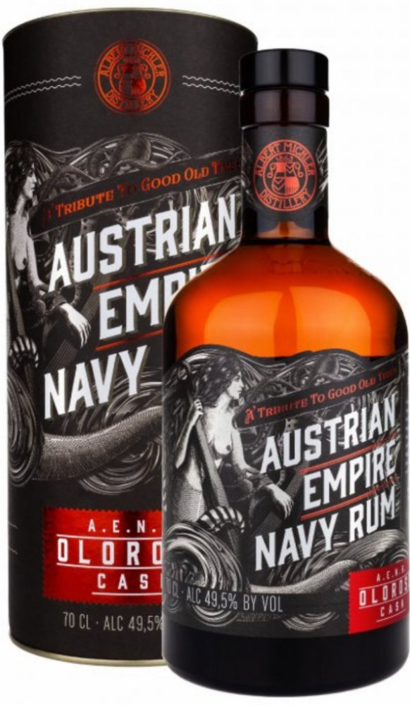 Austrian Empire Navy Reserva Oloroso Double Cask Rum 49,5% 0,7 l (tuba ...
