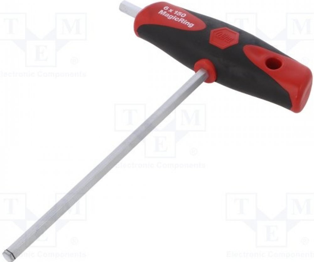 Imbusy – WIHA 26138 Klíč; imbus; HEX 6mm; Celk.dél:182mm; Dél.prac ...