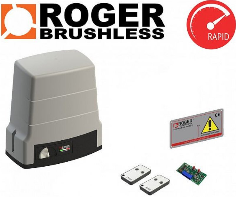 Sada pohonu ROGER Brushless KIT BH30/610/HS pro posuvné brány do 600kg na Hledejceny.cz