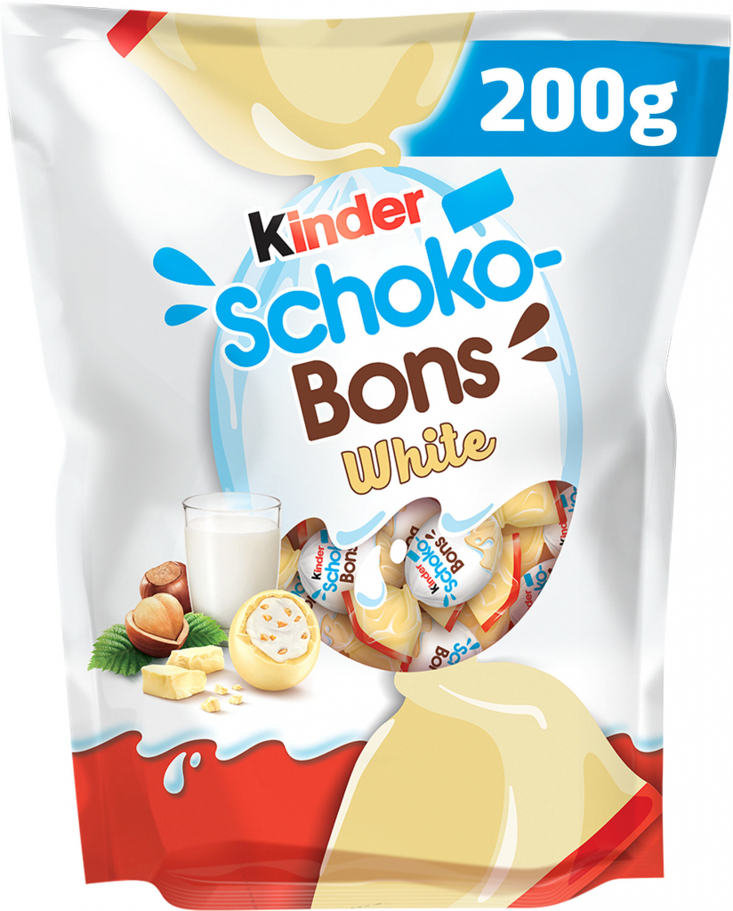 Ferrero Kinder Schoko Bons White 200 g od 109 Kč - Heureka.cz