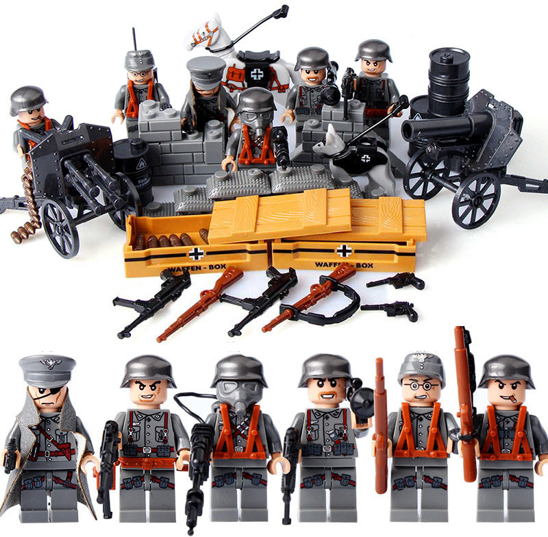 Figurky / Minifigurky WW2 vojáci 2. světová válka německá armáda ...