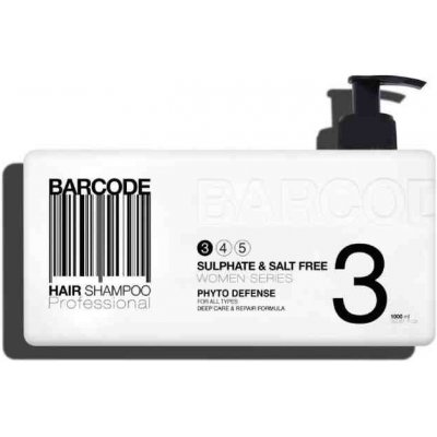 Barcode Sulphate Salt Free Shampoo 3 šampón 1000 ml od 300 Kč - Heureka.cz