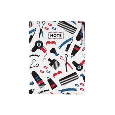 KADEŘNICKÝ Barber DESIGN Notes zápisník A4 nelinkovaný od 543 Kč ...