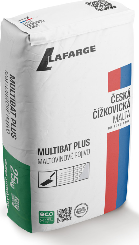 Lafarge MULTIBAT Plus Maltovinové pojivo 25 kg od 118 Kč - Heureka.cz