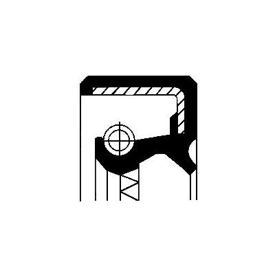 Těsnicí kroužek hřídele, diferenciál CORTECO 01033808B od 88 Kč ...