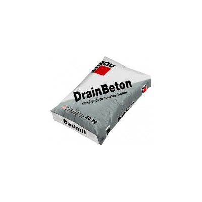 Baumit DrainBeton - 40 kg balení 40 kg (ks) od 177 Kč - Heureka.cz