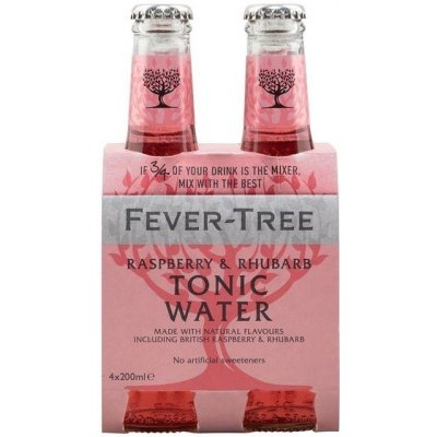 Fever Tree Raspberry & Rhubarb Tonic Water 4x 200 ml od 144 Kč - Heureka.cz