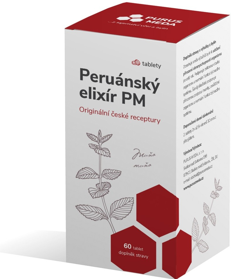 Peruánský elixír PM 60 tablet +10 tablet od 215 Kč - Heureka.cz