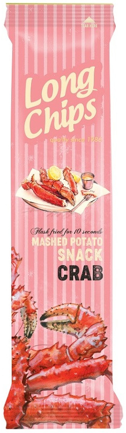 LONG CHIPS Bramborový snack krab 75 g od 28 Kč - Heureka.cz