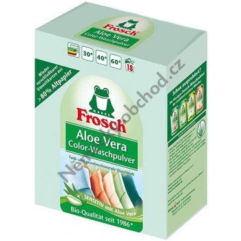 Erdal Rex Bio prací prášek Frosch Aloe Vera Sensitive 18 PD 1,35 kg od ...