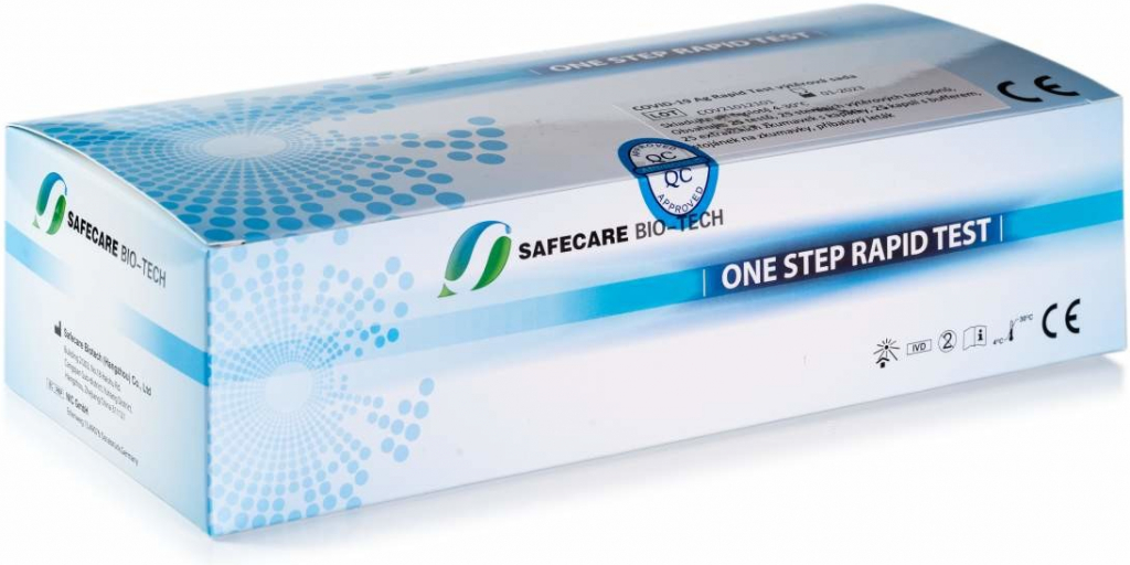 Safecare Biotech Hangzhou COVID-19 Antigen Rapid Test Kit Swab 100 ks ...