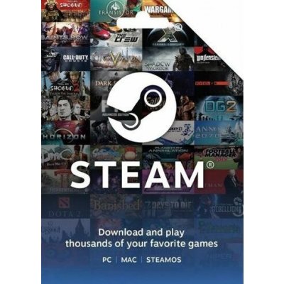 Valve Steam Dárková Karta 40 € od 1 080 Kč - Heureka.cz