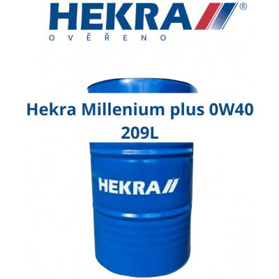 Hekra Millenium plus 0W-40 209 l od 27 830 Kč - Heureka.cz