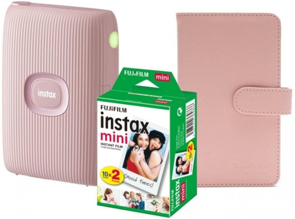 Fotoalba – Fujifilm Instax Mini Link 2, růžová + COLORFILM (20ks ...