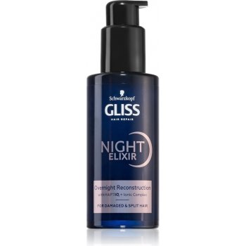 Schwarzkopf Gliss Night Elixir bezoplachový elixír na roztřepené konečky vlasů 100 ml od 158 Kč ...