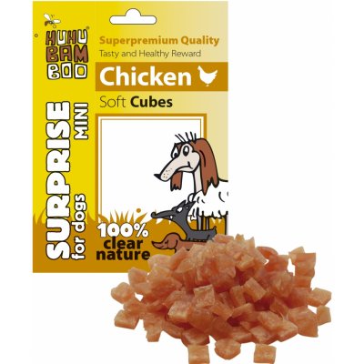 Huhu Bamboo Mini Soft kuřecí kostky 60 g od 79 Kč - Heureka.cz