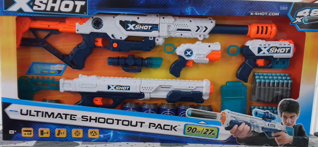 Nerf velká sada pušek a pistolí X shot Ultimate Shootout Pack od 1 099 Kč - Heureka.cz