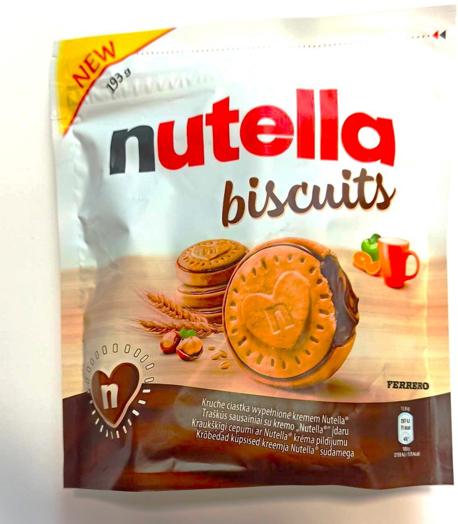 Ferrero Nutella Biscuits 193 g od 67 Kč - Heureka.cz
