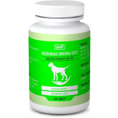 Univit Roboran Imunu-Vet 100 tbl od 383 Kč - Heureka.cz
